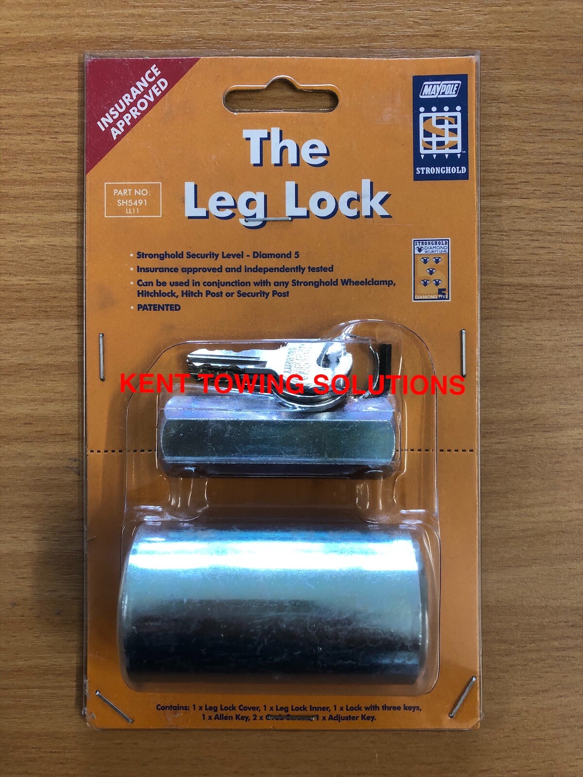 Heavy Duty Caravan Leg Corner Steadies Stabilisers Lock Maypole ...