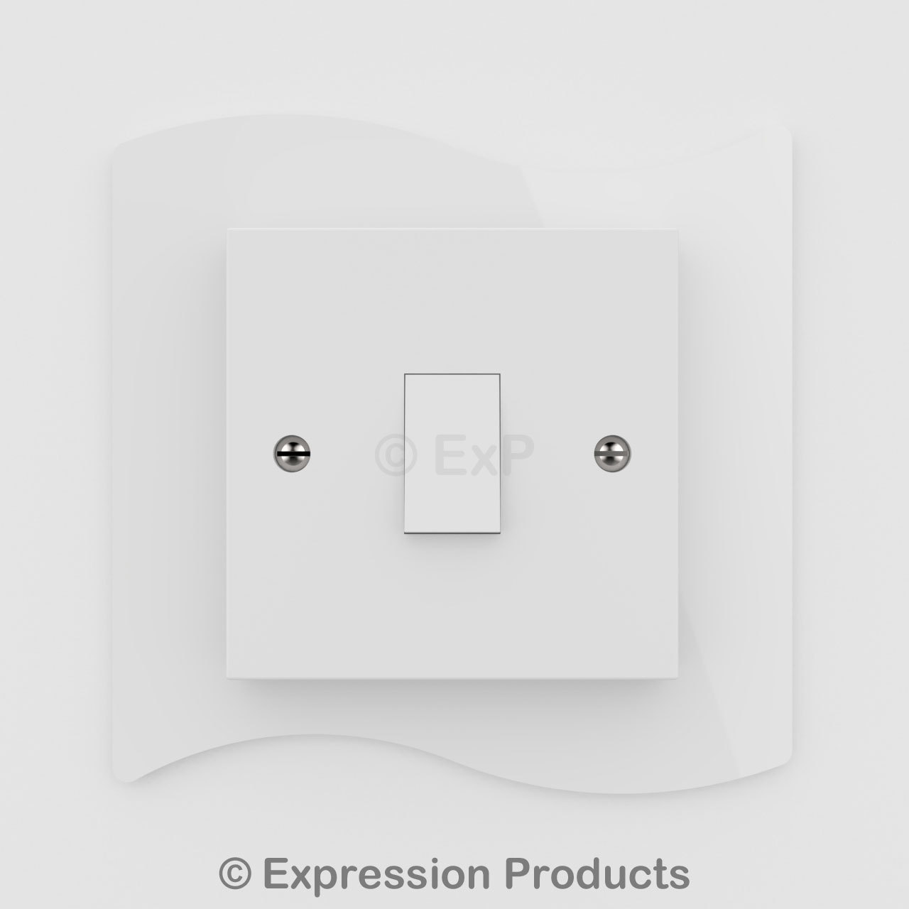 Light Switch / Plug Socket Back Plate Finger Surround Panel single ...