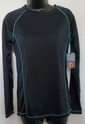 RBX Performance Woman Shirt Athletic Long Sleeve Shirt Crewneck Black ...