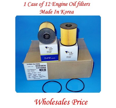 Lot 12 Oil Filter with set of Gaskets 1211427622446 Fits MINI Cooper ...