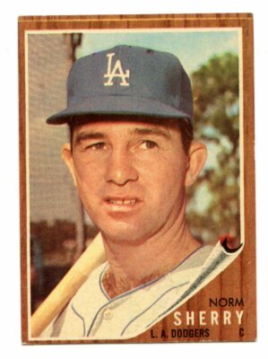 1962 Topps # 238 Norm Sherry -- Dodgers (EX-MT) | eBay