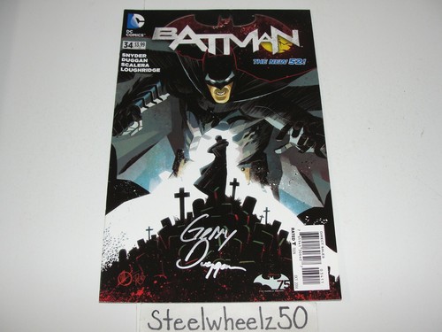 Batman #34 Comic DC 2014 Gerry Duggan Signed 34A Scott Snyder Scalera ...
