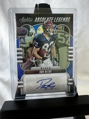 2023 Absolute Legends Don Beebe /35 Auto Bills #AL-BB | eBay