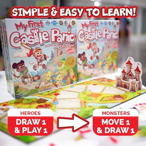 My First Castle Panic Board Game for Kids 4-8 - Cooperative Strategy ...