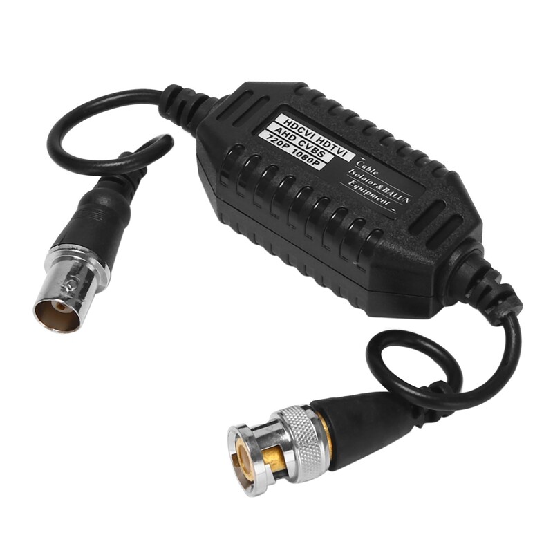 Coaxial Video Ground Loop Isolator Balun BNC Male to Female for CCTV ...