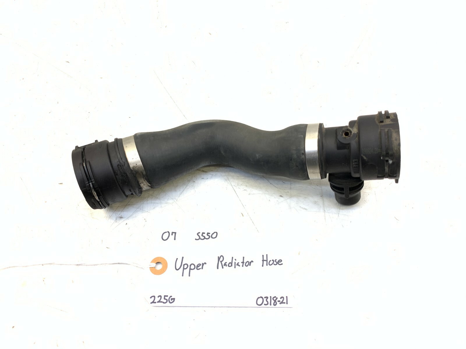 07 08 09 10 11 12 13 MERCEDES BENZ S550 UPPER RADIATOR COOLANT HOSE OEM ...