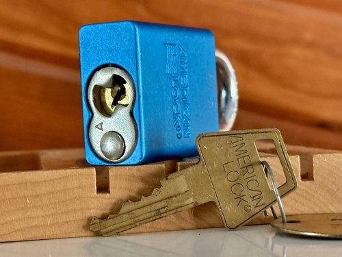 American Lock 1100 Series Padlock W/ Key Locksport Locksmith Collector ...