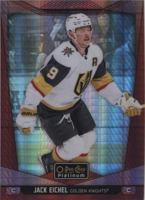 2024-25 O-Pee-Chee Platinum - Jack Eichel #26 Red Prism /199 for sale ...