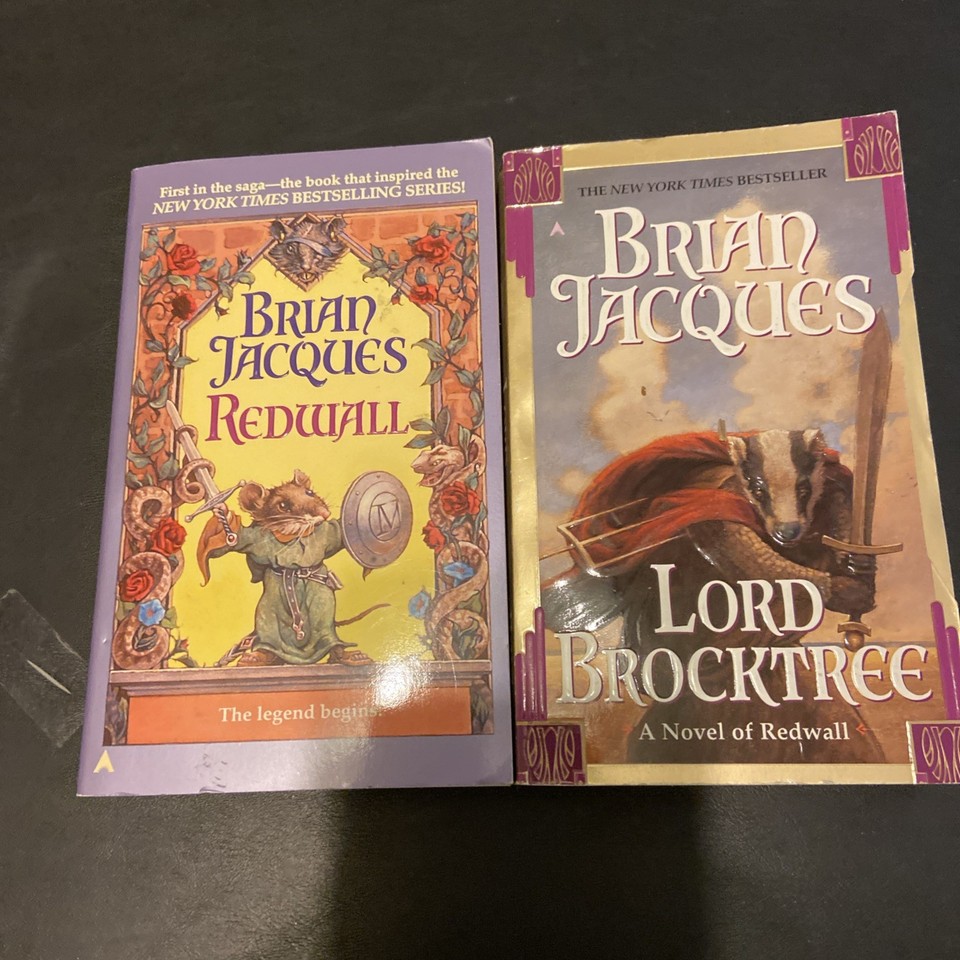 Redwall Series By Brian Jacques Lot Of 5 Stories + 1 Sampler PBs Acc ...