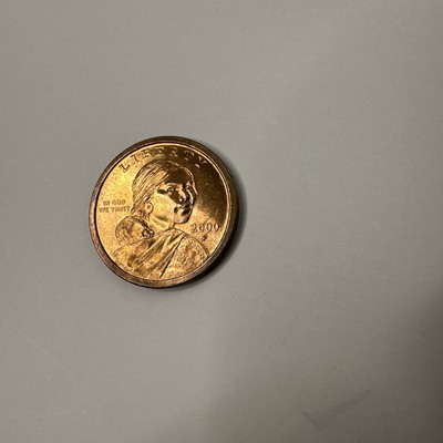 2000 P SACAGAWEA One Dollar Coin US Liberty Gold Color | eBay