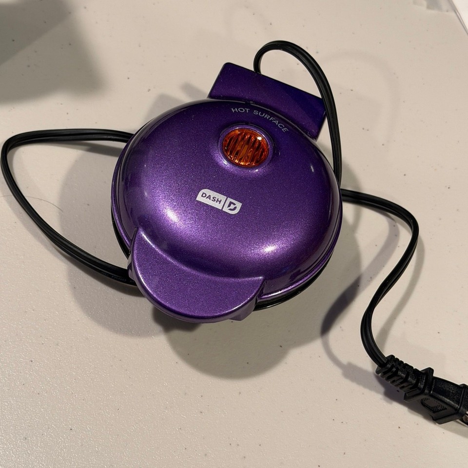 Dash Ghost Mini Waffle Maker Purple – Halloween Nonstick Ghost Shape ...
