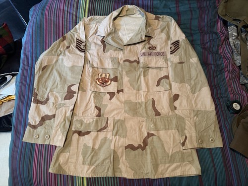 US Air Force Three Color 3 Color Desert DCU Camo Camouflage Coat Jacket ...