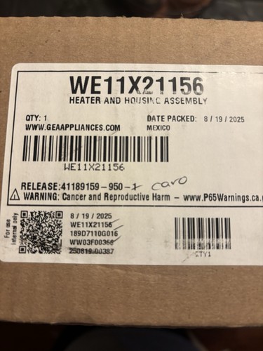 NEW GE WE11X21156 HEATER ELEMENT | eBay