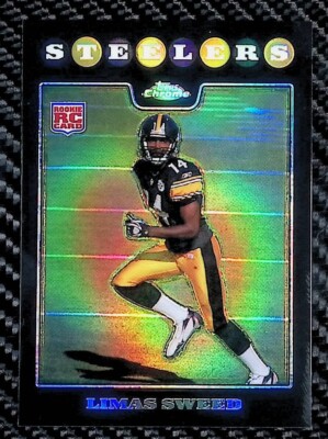 Limas Sweed - 2008 Topps Chrome #TC200 Refractor - RC - Steelers | eBay