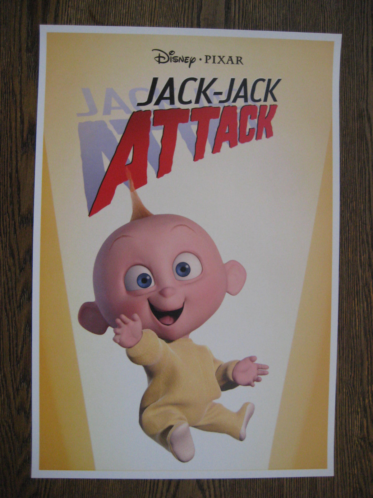 Disney The Incredibles Jack Jack Attack 11" x 16.25" Collector's Movie ...
