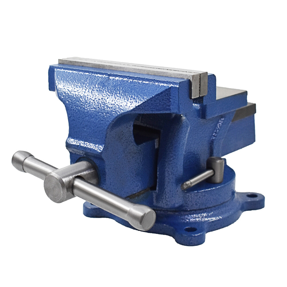 4" /5" /6" /8" Bench Vise w/ Anvil Swivel Base Heavy Duty Vice ...