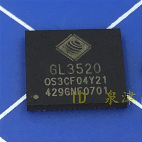 1PCS New GENESYS GL 3520 GL3S20 GL352O GL3520 10mmx10mm QFN88 IC Chip ...