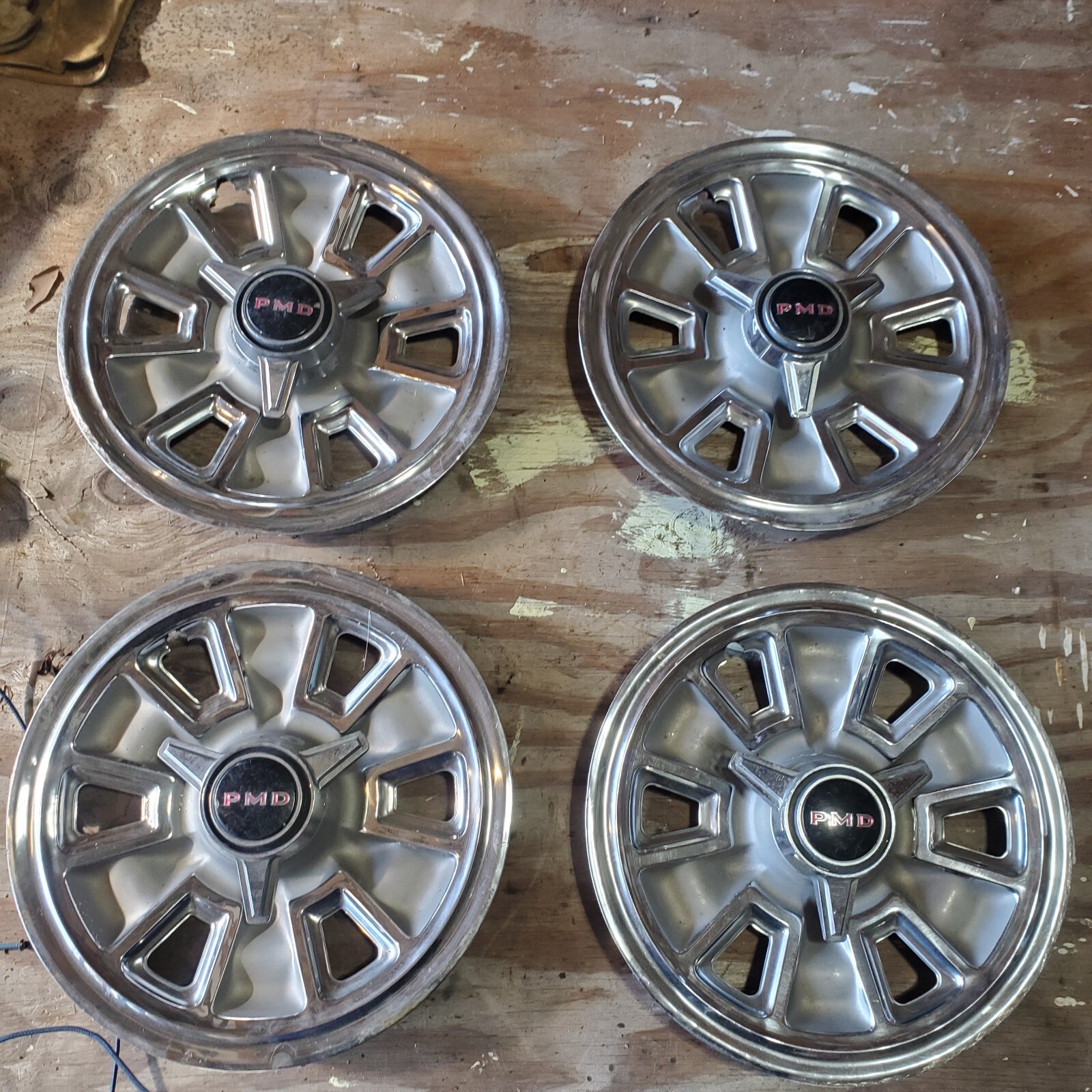 1967 Pontiac PMD Firebird Tempest 14" Spinner Hubcap Wheel Cover OEM ...