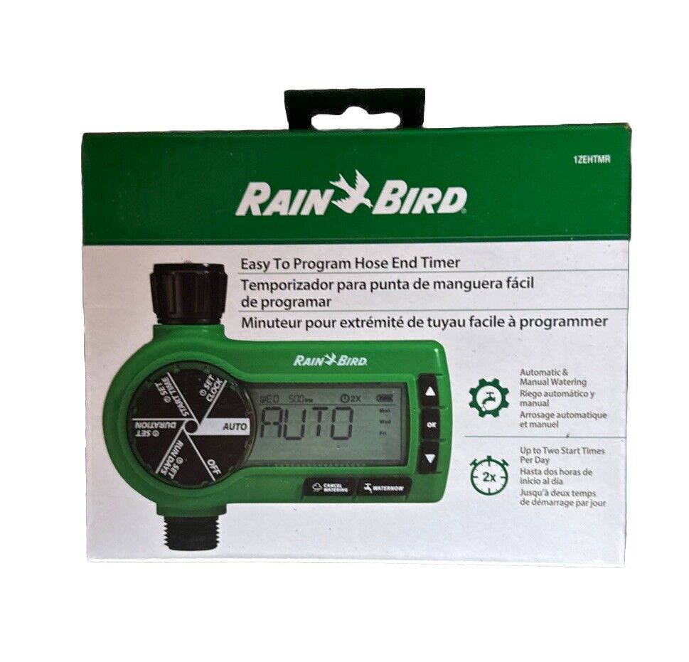 Rain Bird Professional Grade Electronic Digital Hose End Timer Model ...
