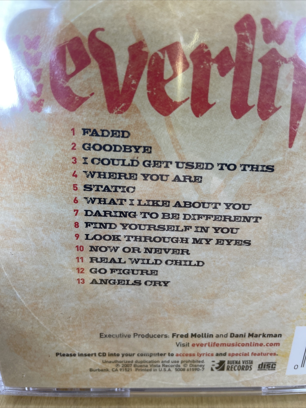 Everlife [Buena Vista] by Everlife (Disney) (CD, Feb-2007, Buena Vista ...