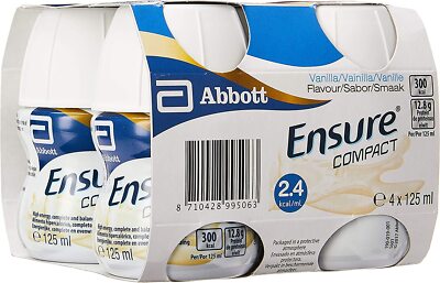 Ensure Compact Nutritional Supplement Drink Vanilla Flavour (24 x 125ml ...