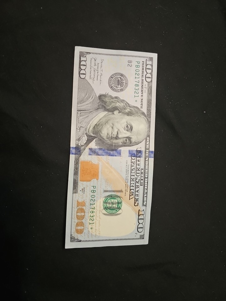 $100 dollar bill *star note* Series 2017A RARE Great Condition | eBay