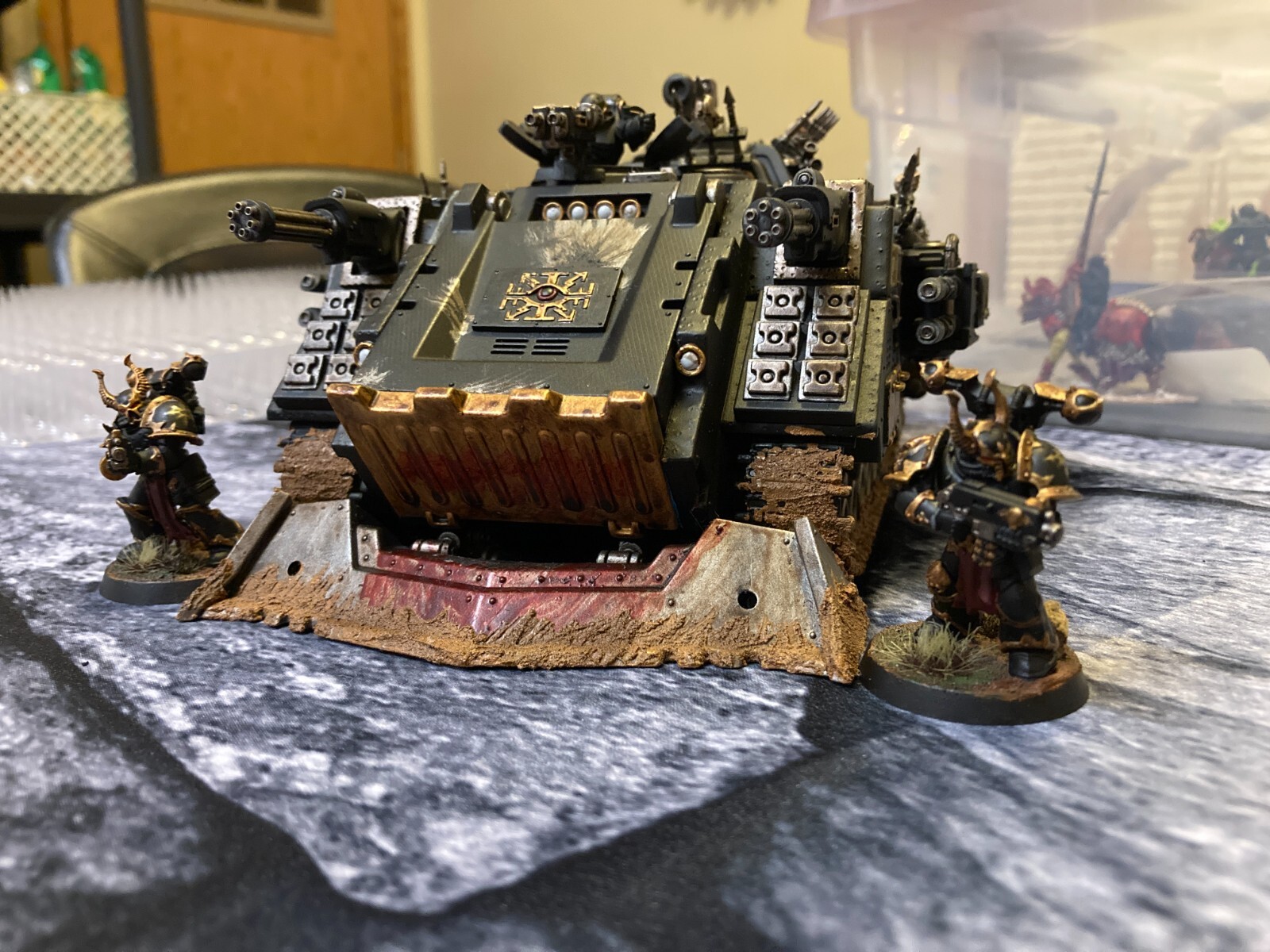 3d Printed Proxy of Chaotic Land Tank Raider for use in Scifi Games ...
