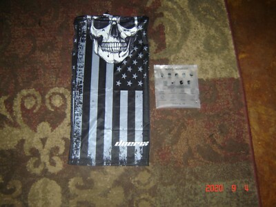 Doerix Face Mask Balaclava Neck Scarf Headwear USA Flag & Skull | eBay