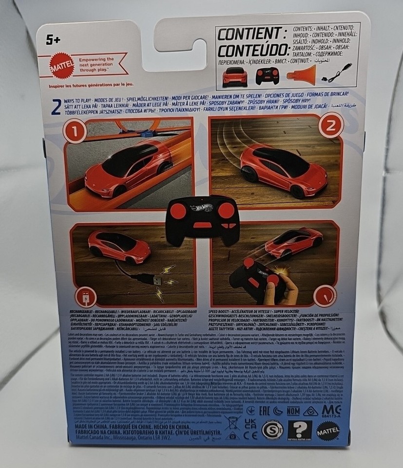Hot Wheels Remote Control RC Tesla Roadster 2022 New Red 1/64 | eBay