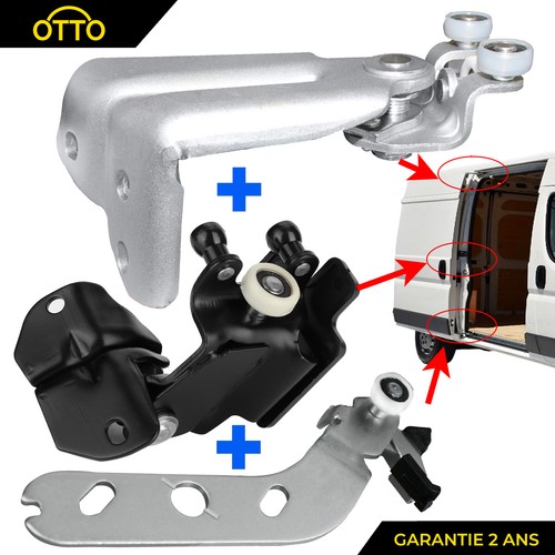 3 Rulli Porta Laterale Scorrevole Ducato Boxer Jumper Dopo 2006 ...