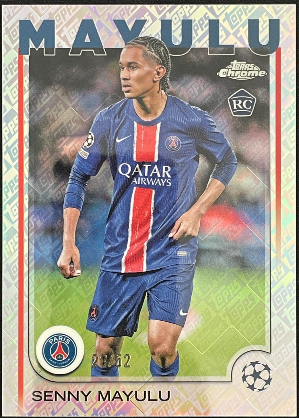 2024-25 Topps Chrome Uefa Club Competitions - Senny Mayulu #173 ...