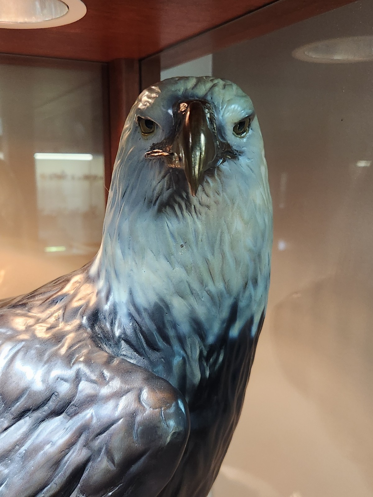 Fred Hoppe Perched American Eagle Bronze Sculpture Artist Proof #1AP 27 ...