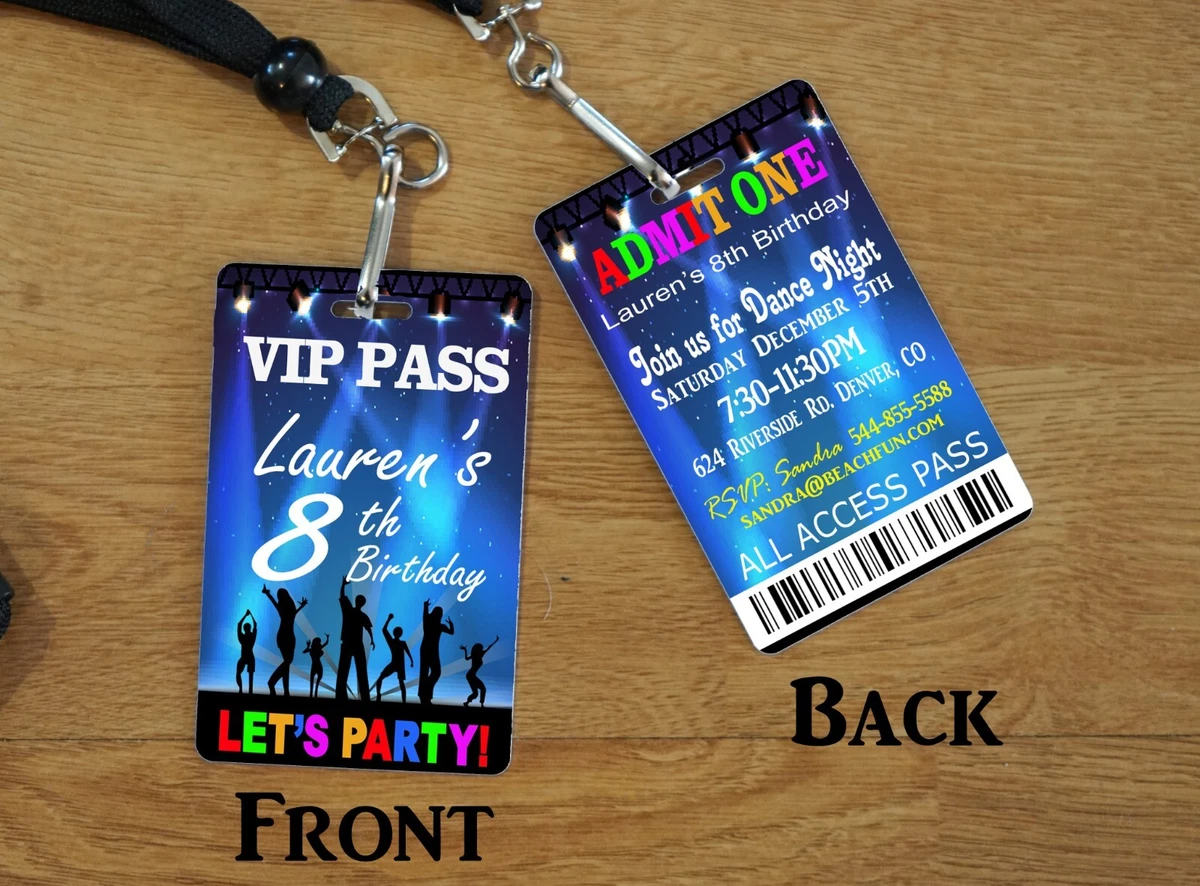 All Access Pass Invitations