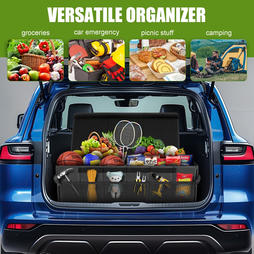 For Buick Leather SUV Car Rear Trunk Storage Box Organizer Large Bag ...