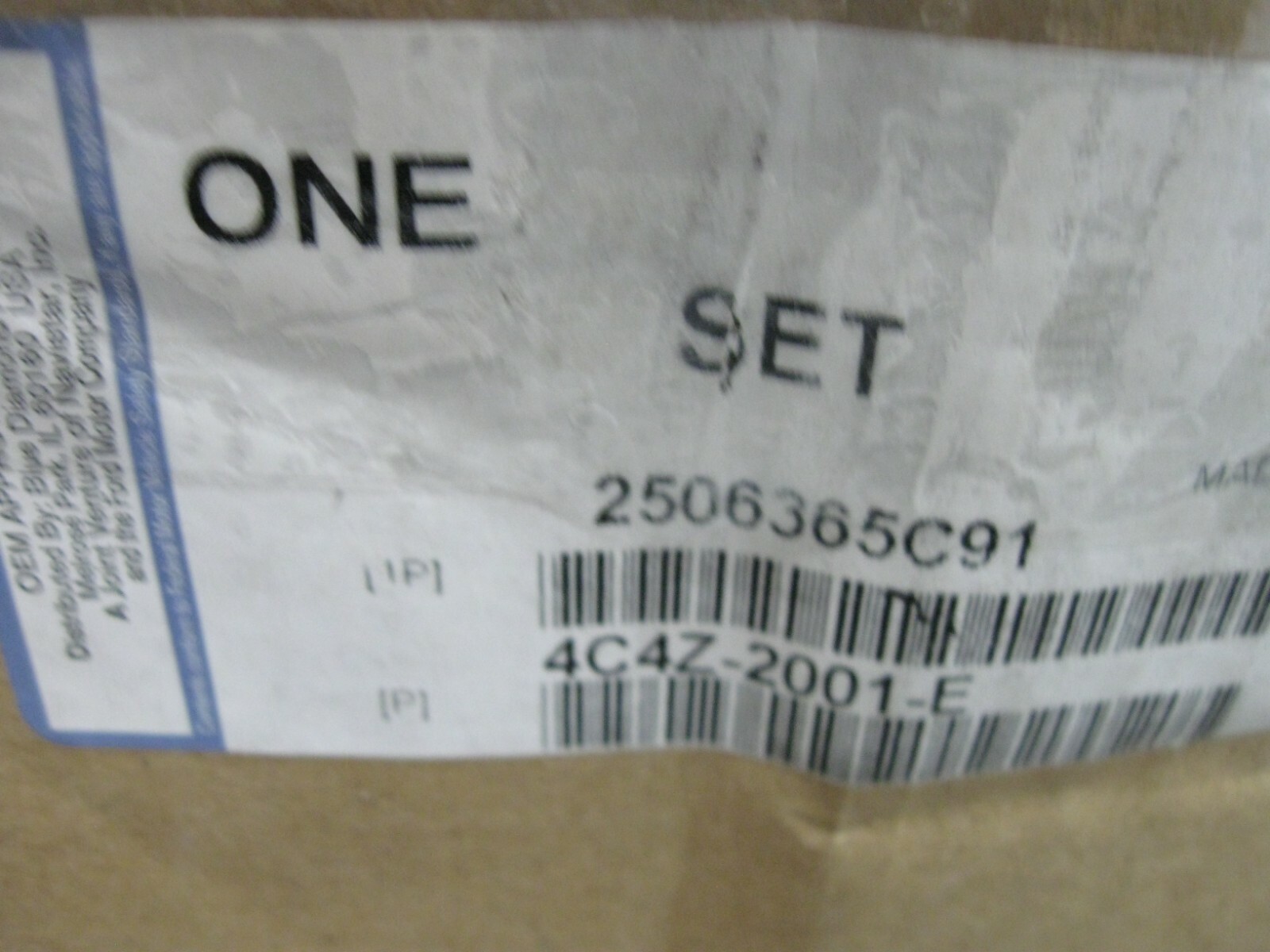 NEW GENUINE FORD REAR BRAKE SHOE LINING KIT (PN 4C4Z-2001-E) | eBay