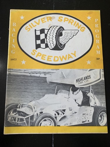 Silver Spring Speedway Program Vintage PA Racing Magazine 1977 | eBay