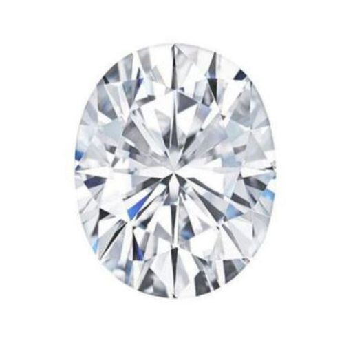 8x6 mm Moissanite Clean White (D) Color Oval Cut Certified 1 Pcs Loose ...