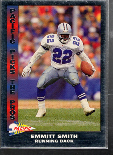B1903- 1992 Pacific Pics The Pros Argenté #20 Emmitt Smith - Nm-Mt | eBay