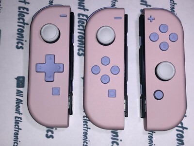 Nintendo Switch Custom Joy-Con Soft Touch Pink & Purple Joy Cons ...