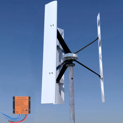 1000W Vertical Wind Turbine Maglev Wind Power Generator w/ Controller ...