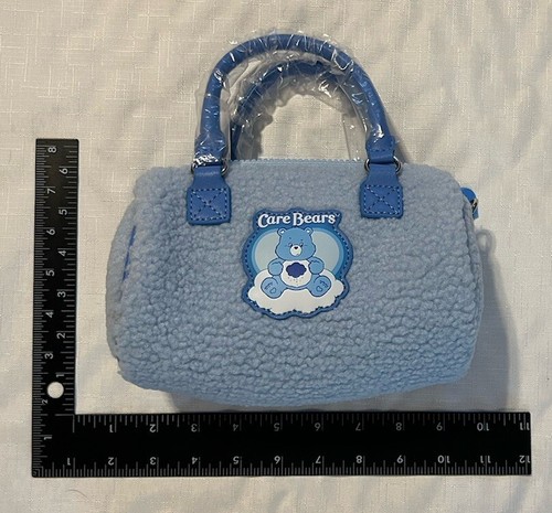 Miniso Care Bears Blue Plush Purse Grumpy Bear NWOT | eBay