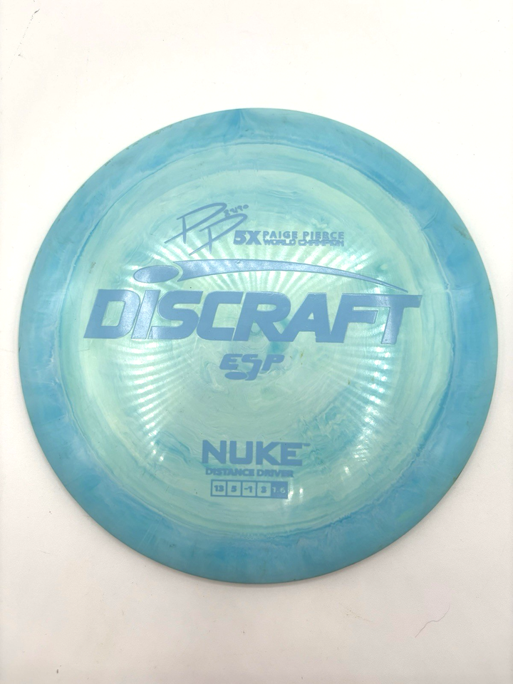 Discraft Disc Golf Paige Pierce Nuke Distance Driver Blue | eBay
