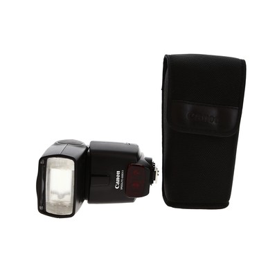 Canon Speedlite 430EX II Hot Shoe Mount SLR Camera Flash with Case ...