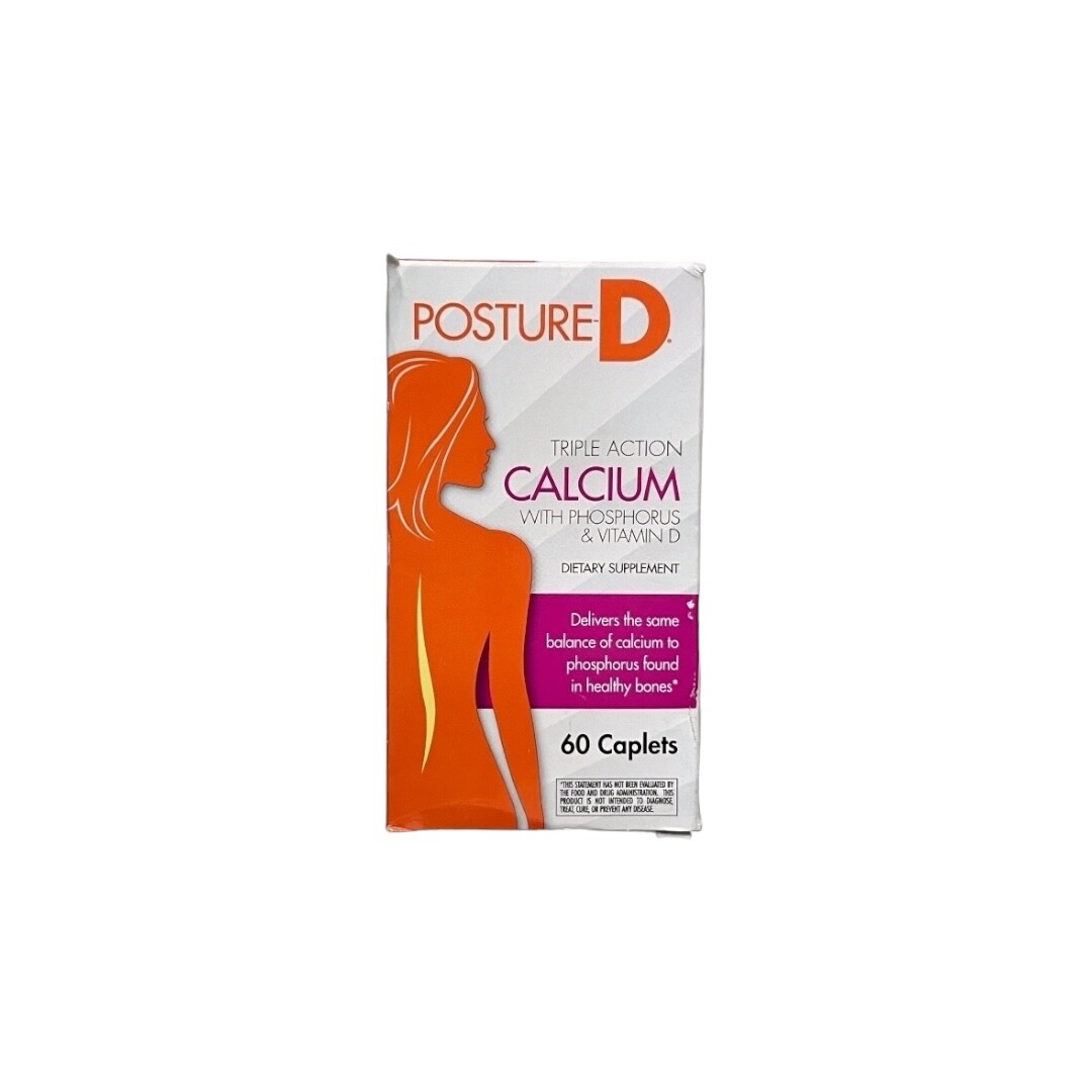 Posture-D Triple Action Calcium Phosphorous Vitamin D Supplement 600mg ...