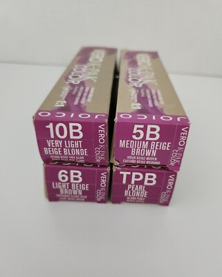 Lot Of 4 Joico Vero K-Pak Permanent Cream Hair Colors Brown Blonde ...
