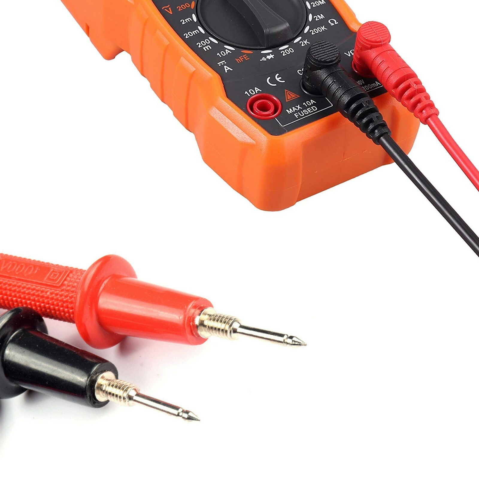 2X Digital Multimeter Meter Universal Probe Wire Cable Test Leads High ...