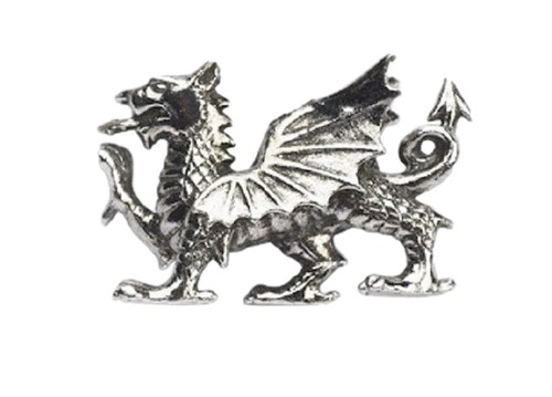 Welsh Dragon Wales Handcrafted In Solid Pewter Pin Badge W/A WDPPIN | eBay