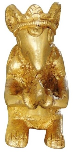 Mushika Mini Statue Figurine Mouse Rat of Lord Ganesha Success God ...