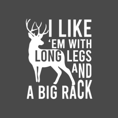 Long Legs and Big Rack Decal | eBay