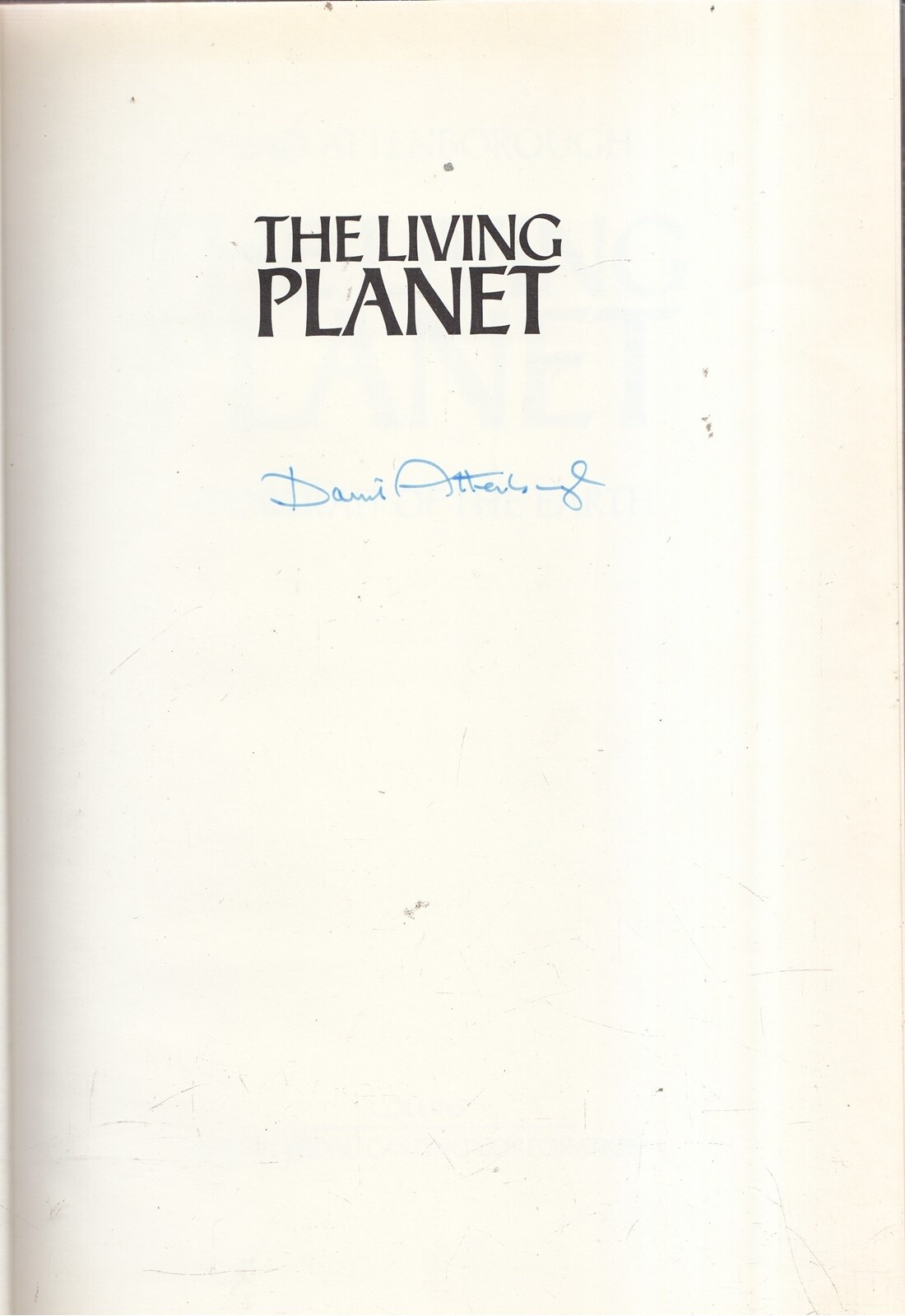 The Living Planet - David Attenborough - Collins - Good - Hardcover ...